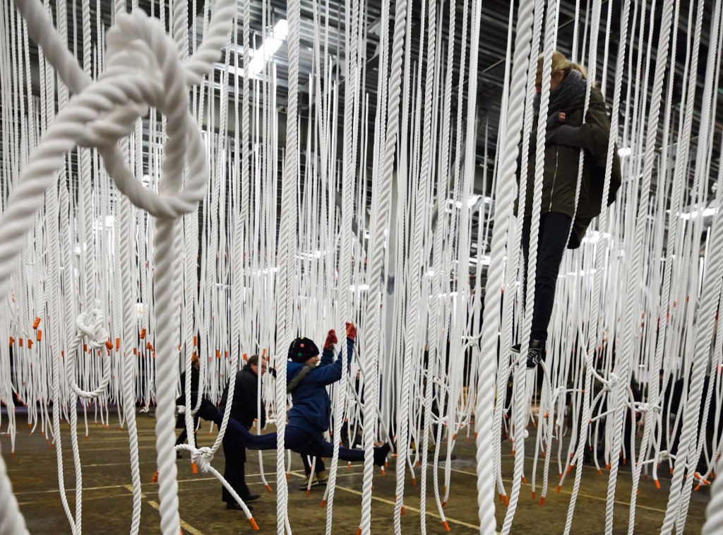 "The rope show" på arkitekturmagasinet A10s hjemmeside - Keingart